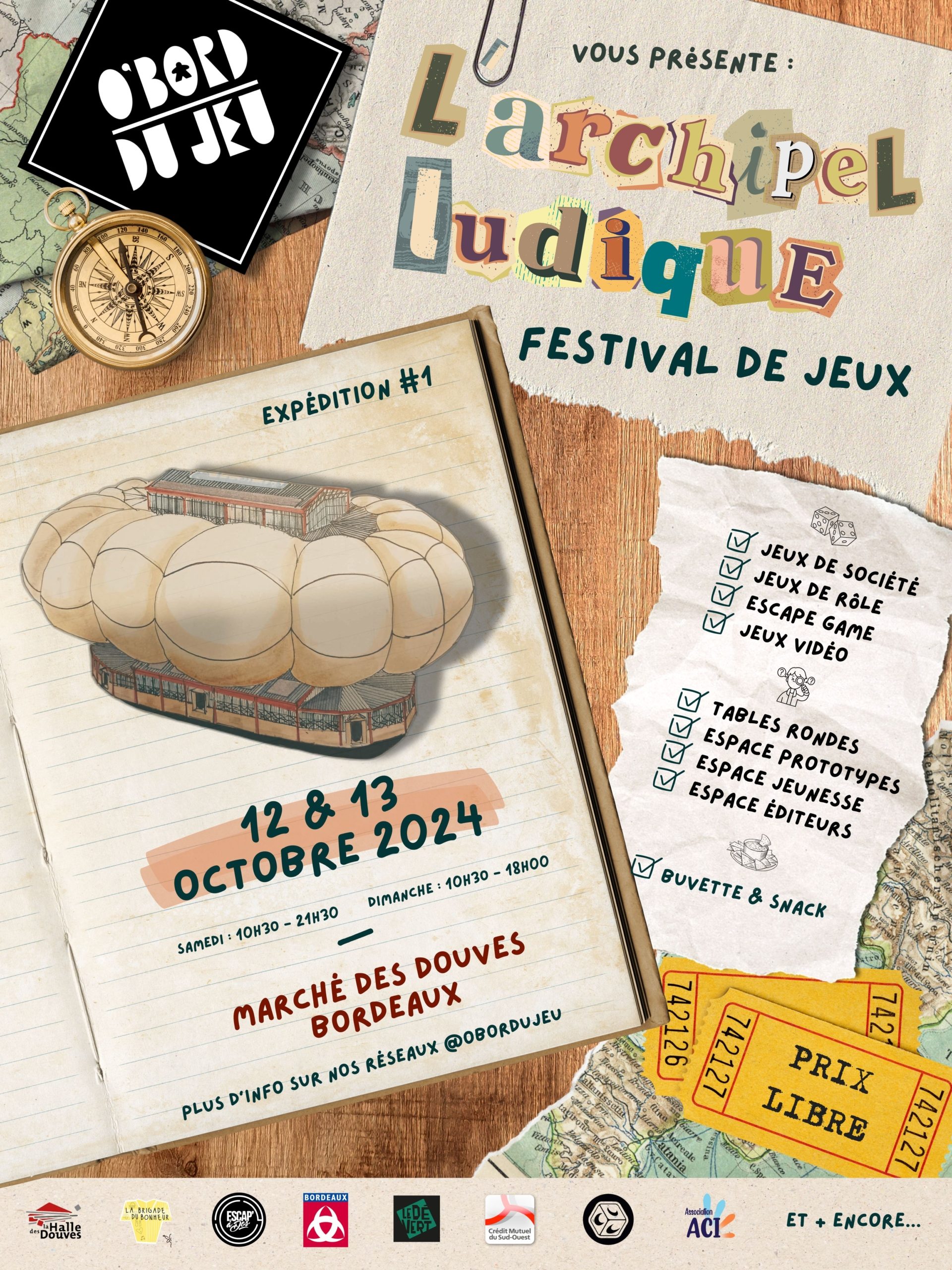 L Archipel Ludique Festival de Jeux Expedition 1 O BORD DU JEU Marche des Douves